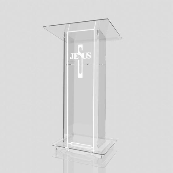 Púlpito de Acrílico para Igrejas e Empresas com ou sem Gravação ...