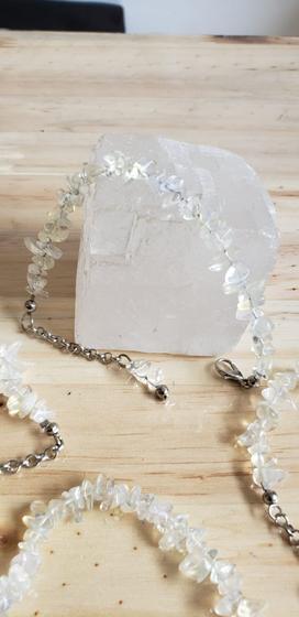 Pulseira 7 Chakras Pedras Naturais em Lascas - Opalina Amarela - Pedra ...