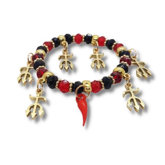 Pulseira De Orixás Pomba Gira Entidades Umbanda Candomble - Casa Da ...