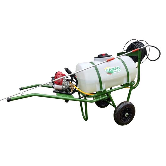 Pulverizador 100 litros Motor Gasolina 2 tempos - AMK - Jardinagem e ...