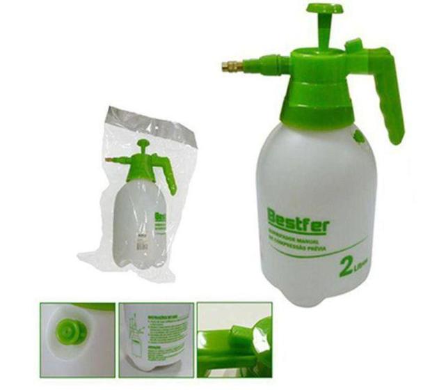 Pulverizador Borrifador De Plastico 2 Litros - Bestfer - Pulverizador ...