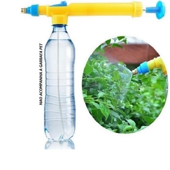 Pulverizador Spray Borrifador Bomba Pressão Manual Para Garrafa Pet ...