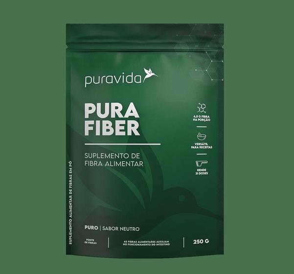 Pura Fiber - 250g- Fibra Alimentar- Pura Vida - Fibras Alimentares ...