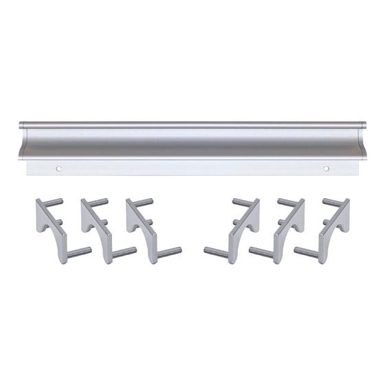 Puxador Concha Cava De Embutir Grande 940mm Para Corte 1,05m - Meu ...