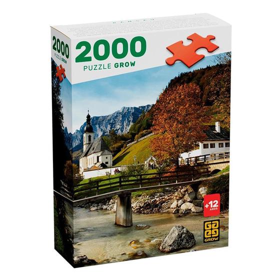Puzzle 2000 Peças Ramsau - Grow - Quebra-Cabeça - Magazine Luiza