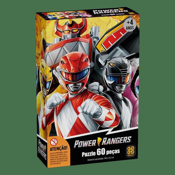 Puzzle 60 peças Power Rangers - Grow - Quebra-Cabeça - Magazine Luiza