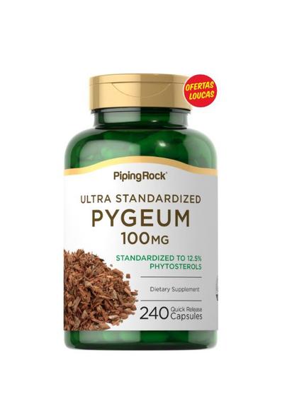 Pygeum Africanum 100mg 240 Cápsulas - Pigeum Africano - Piping Rock ...