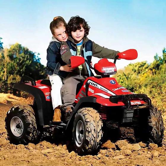 Quadriciclo Elétrico - Polaris Sportsman 700 Twin - 12V - Vermelho ...