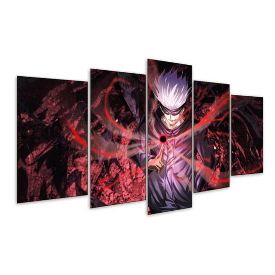 Quadro 5 Peças Mosaico Anime Satoru Gojo Jujutsu Kaisen 01 - khameo ...