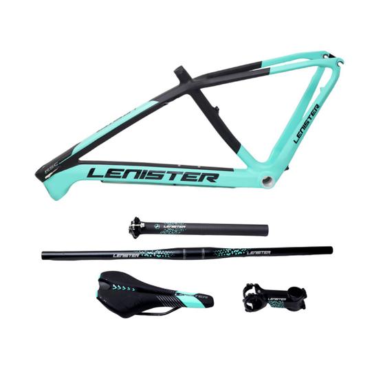 Quadro Aro 29 Carbono Lenister Bike Mtb Tapered Eixo 9mm Kit - Quadro ...