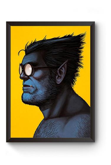 Quadro Arte X Men Fera Poster - Fanarte - Quadro Decorativo - Magazine ...