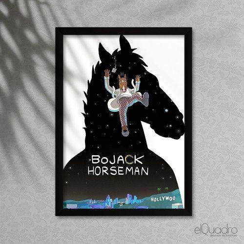 Quadro Bojack Horseman - A5 Com E Moldura Vidro - elquadro - Quadro ...