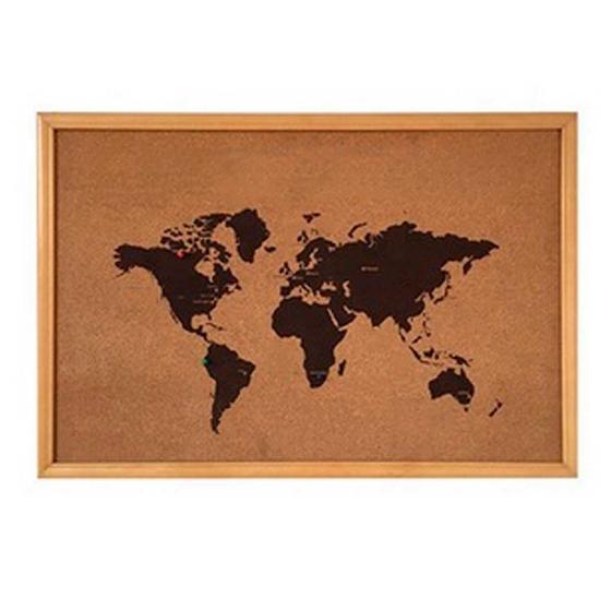 Quadro cortica mapa - Dual Presentes - Quadro Cortiça - Magazine Luiza