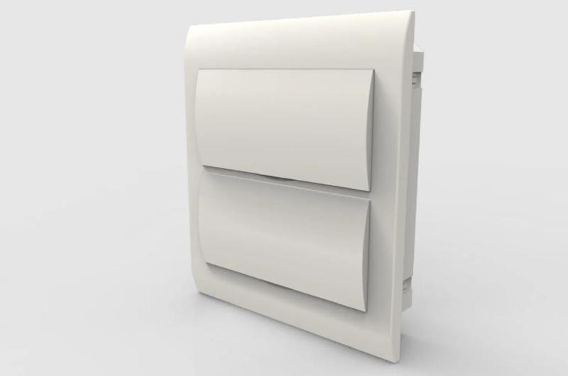 Quadro de Distribuição Para 24 Disjuntores Din Embutir Branco ...