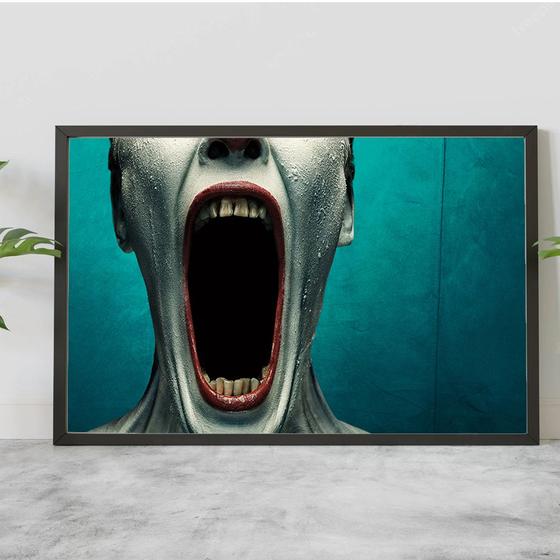 Quadro De Filme De Terror Assustador Poster Tamanho 30x45 Cm - Singular ...