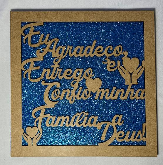 Quadro de MDF com EVA - Imperial Artigos Religiosos - Quadro Decorativo ...