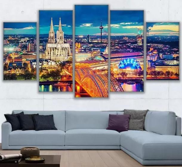 Quadro Decorativo 120 x 60 Mosaico Colonia Catedral - AERO PRINT ...