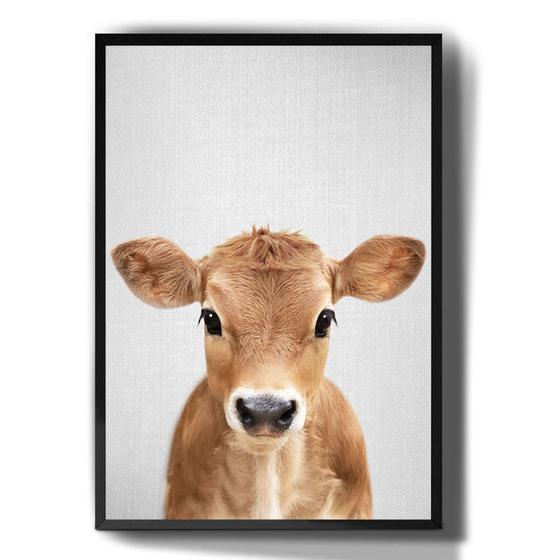 Quadro Decorativo Bezerro Fofo Animais Fofos Natureza - Tribos - Quadro ...