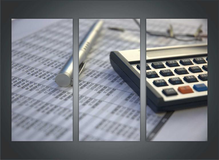 Quadro Decorativo Contabilidade e Economia Profissão Salas Decorações 3 ...