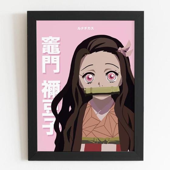 Quadro Decorativo Nezuko Demon Slayer - Lunaticas - Quadro Decorativo ...