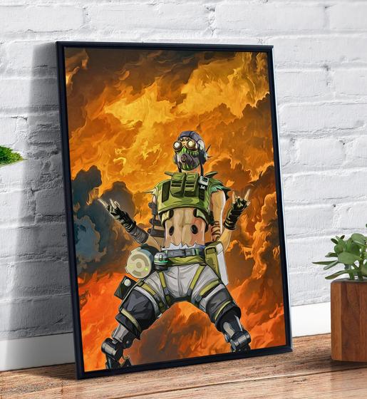 Quadro decorativo Poster Gamer Octane Apex Legends Jogo - Tribos ...