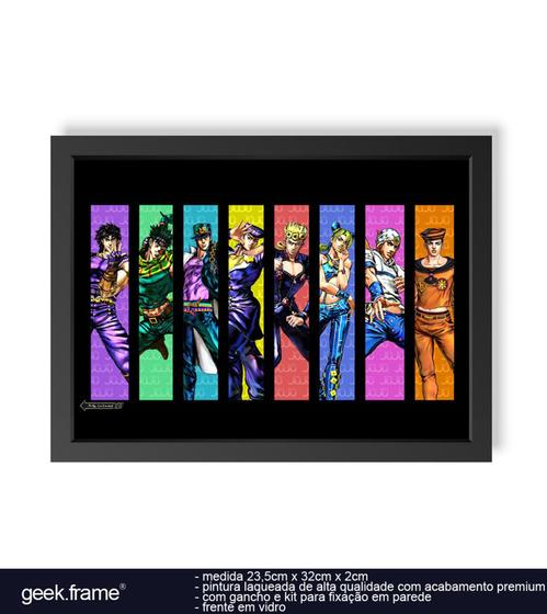 Quadro Decorativo Presente Otaku JoJo's Bizarre Adventure To Be ...