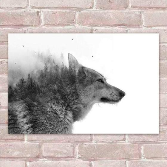 Quadro Decorativos Animais 82 Lobo - Caverna Quadros - Quadro ...