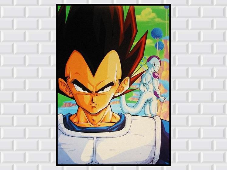Quadro Dragon Ball Z - Vegeta (Freeza) - G2U - Quadro Decorativo ...