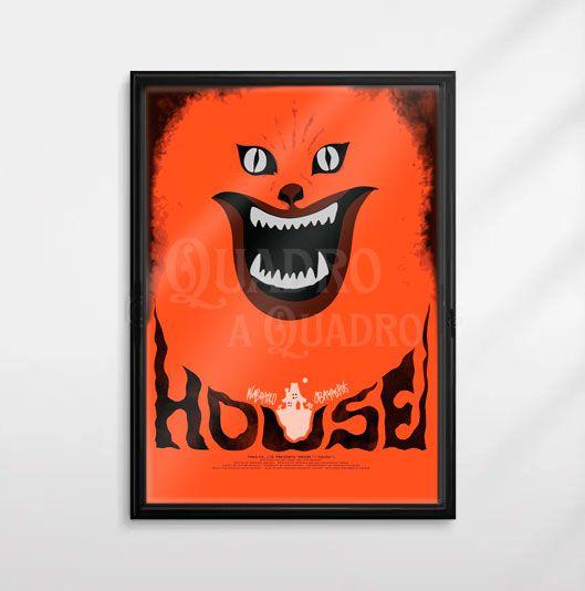 Quadro House (Hausu) Nobuhiko Obayashi Filme - Cogumelo Corp - Quadro ...