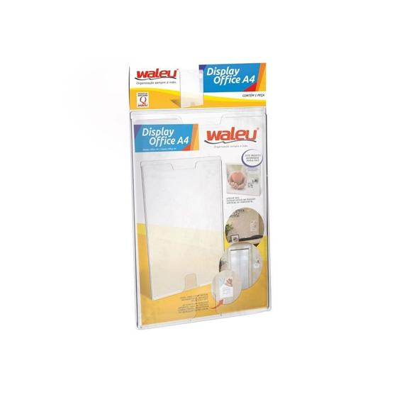 Quadro Multiuso A4 Cristal Display Office Waleu - Quadro Branco / Lousa ...