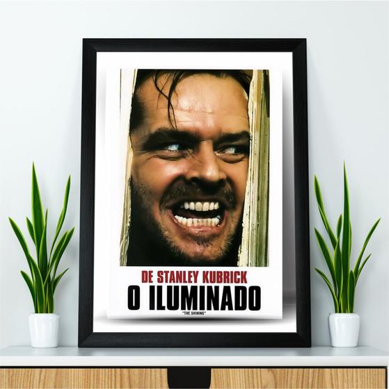 Quadro Poster O Iluminado Filme Moldura e Vidro 30x40cm - LAYKE ...