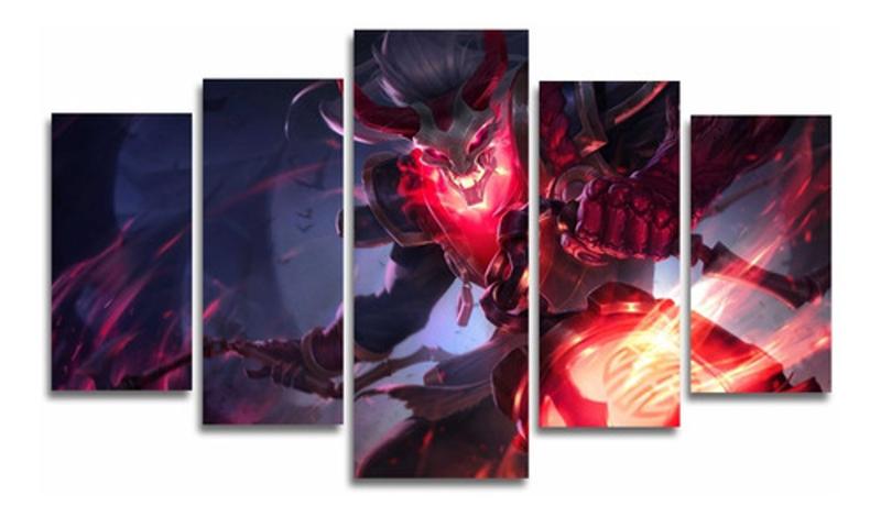 Quadro Thresh Guardião League Of Legends Jogos Pc Sala Top ...
