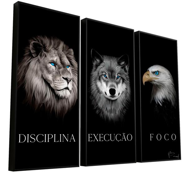 Quadros Decorativos Disciplina Execução Foco Leão Escritório - ART ...