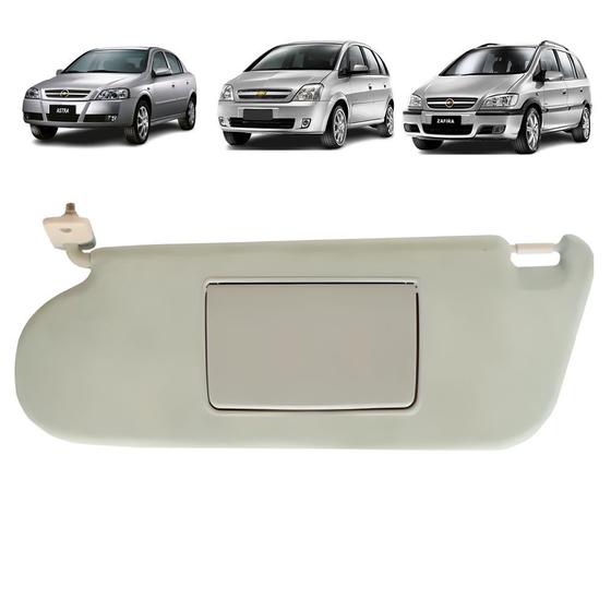 Quebra Sol Cinza com Espelho Chevrolet Astra/meriva/zafira Lado ...