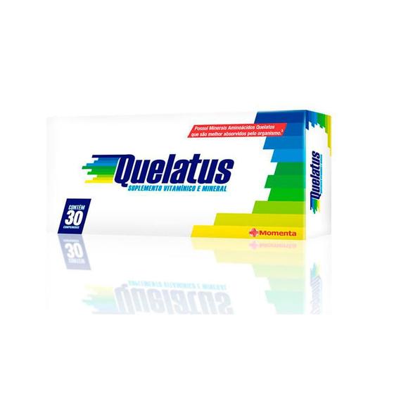 Quelatus Vitamínico e Mineral com 30 comprimidos Momenta ...