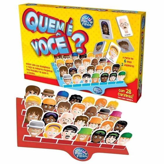 Quem É Você Jogo De Tabuleiro Adivinhação 28 Carinhas - Pais E Filhos ...