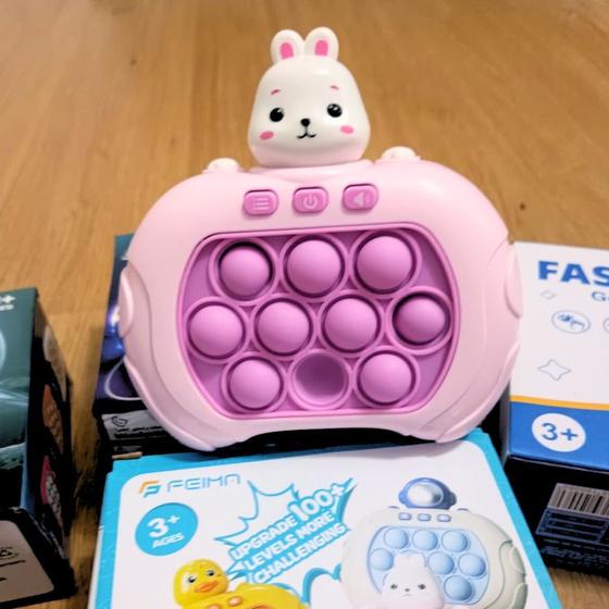 Quick Push Pop It Eletrônico Anti Stress Console Led Música - POPIT ...