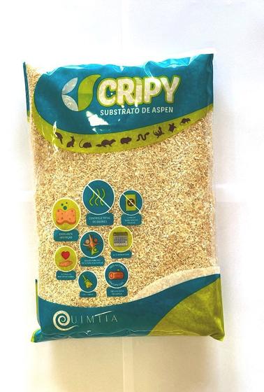 Quimtia cripy substrato aspen (repteis, cobras, roedores) 500g ...