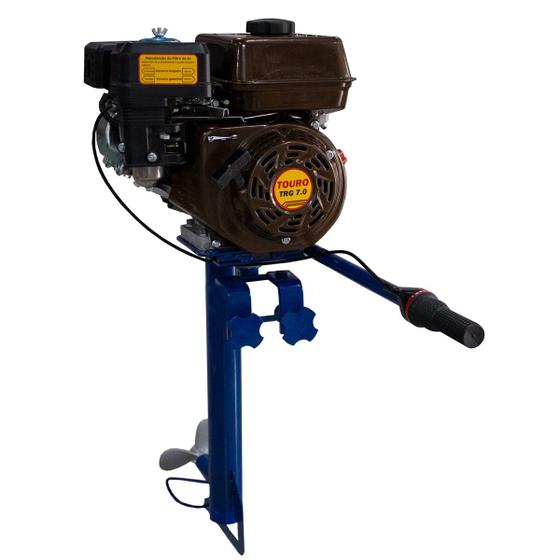 Rabeta Vertical com Motor a Gasolina Touro TRG 7,0 cv - Proposto - Motor Rabeta - Magazine Luiza