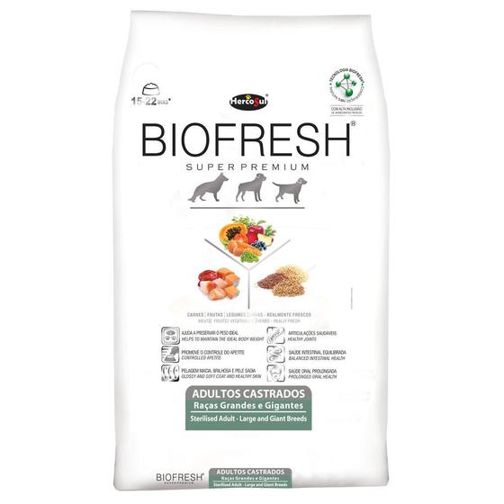 Ração Biofresh Castrados Raças Grandes e gigantes 12kg - Outros Pets ...