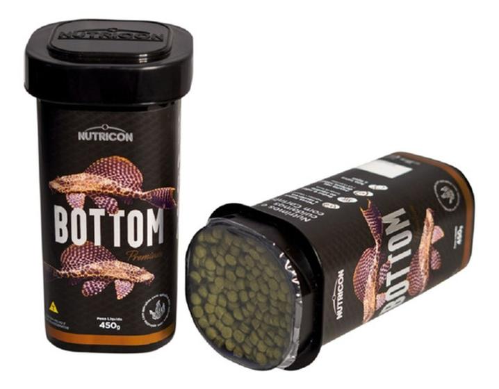 Ração Bottom Fish 450g Aquário P Peixes De Fundo Nutricon - Outros Pets ...