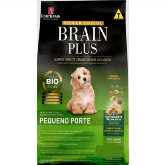 Ração brain plus porte pequeno Premium especial 10,1 KG - Fortbrain ...