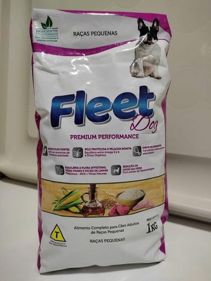 Ração Fleet Dog Raças Pequenas Premium Performance 1kg - Outros Pets ...
