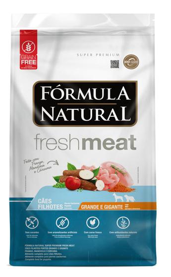 Ração Fórmula Natural Fresh Meat Cães Filhotes de Raças Grandes 12kg ...