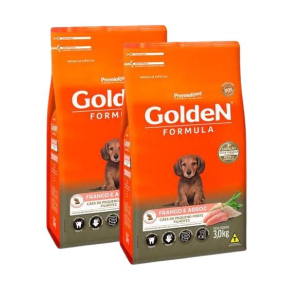 Ração Golden Formula Filhote Mini Bits 3 kg de Frango Kit-2 - Ração ...