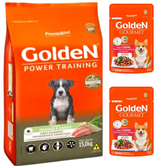 Ração golden power trainig filhote - 15kg - PREMIER - Outros Pets ...