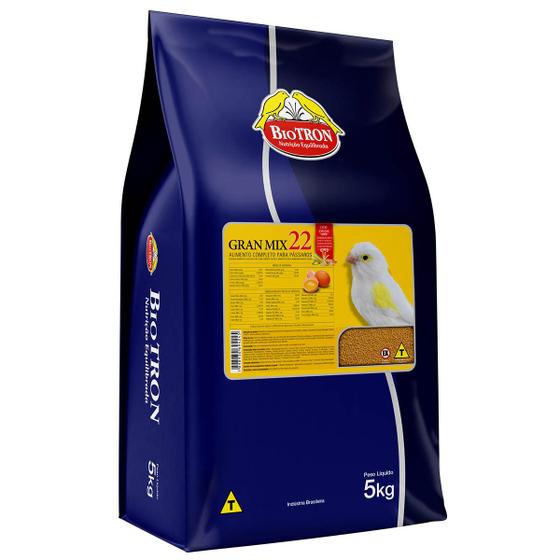 Ração Gran Mix 22 5kg Extrusada Canário Coleiro Diamante Gould ...