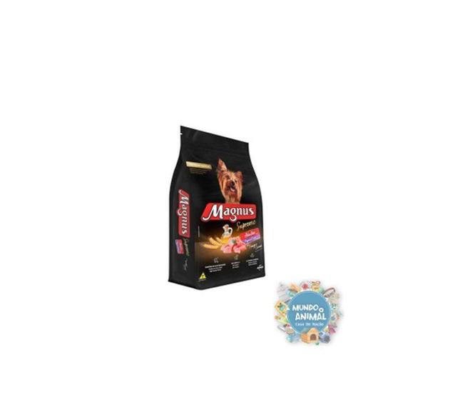 Ração magnus supreme para cães adultos de peq port sabor frango e ...