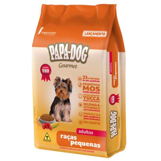 Ração para Cães Adultos Papa Dog Gourmet Raças Pequenas 10,1kg - Outros ...