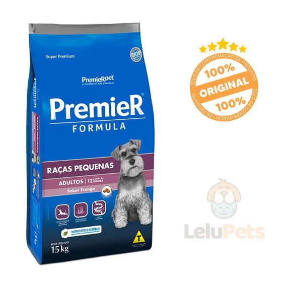 Ração Premier Formula Cães Adultos Mini Bits Frango 15Kg - Ração Seca ...